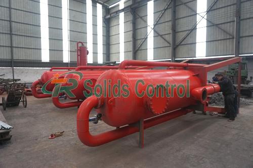 1200mm Skid Mounted Oilfield Poor Boy Pemisah Gas